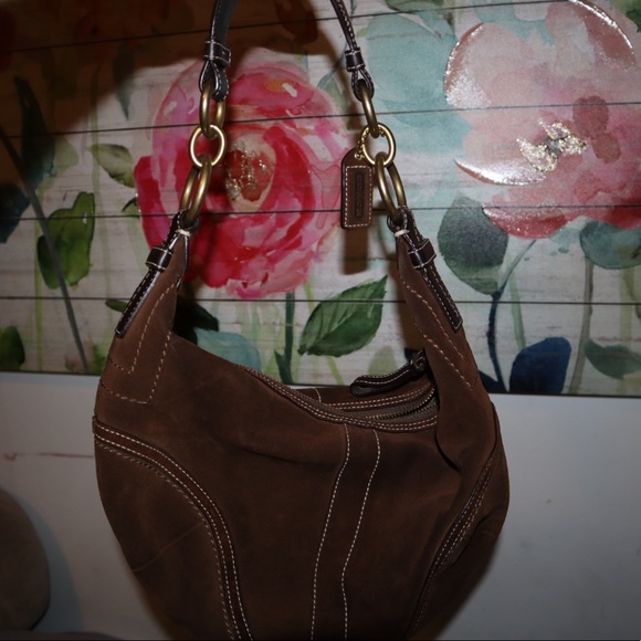 Coach | Bags | Authentic Coach Suede Shoulder Bag | Poshmark